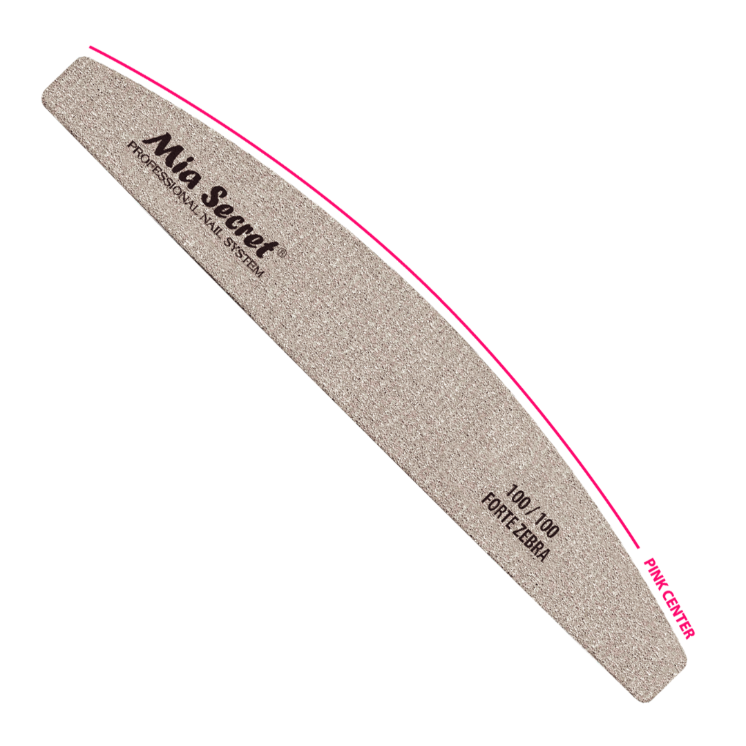 Z05-H 100/100 M.S. Nail File Forte Zebra – Bellpro